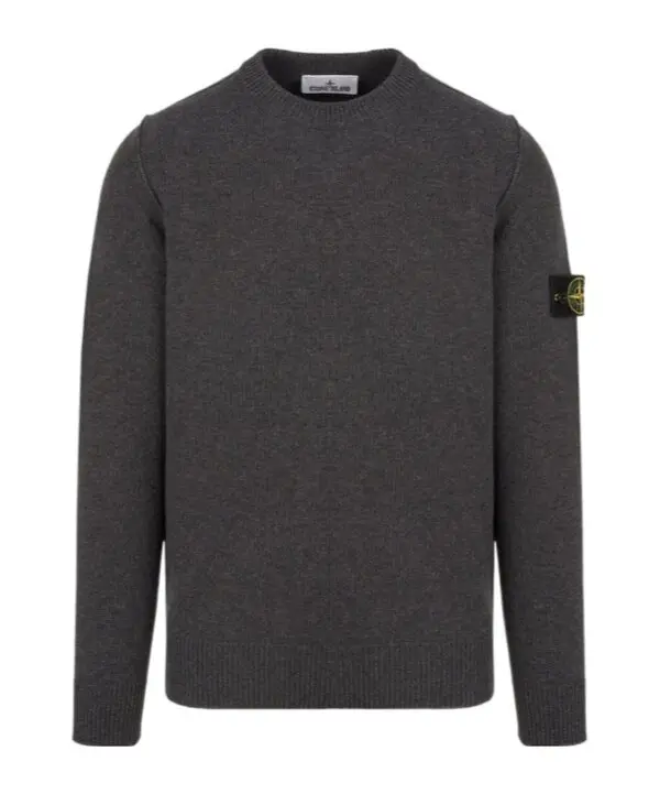 Stone Island Regular-fit Crewneck Sweatshirt - Grey