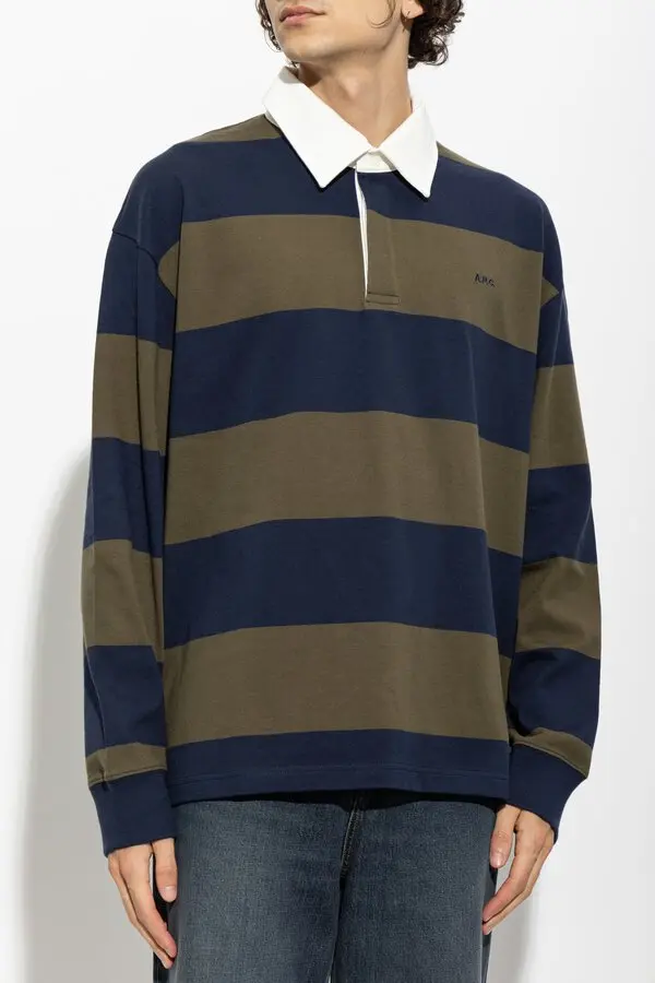 A.p.c. Striped Sweatshirt