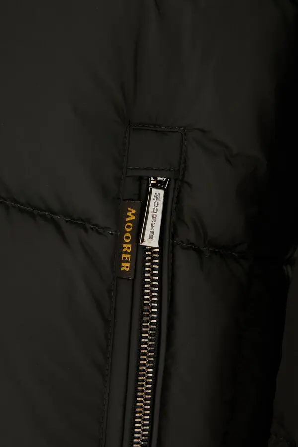 MOORER Long-sleeve Hooded Padded Jacket