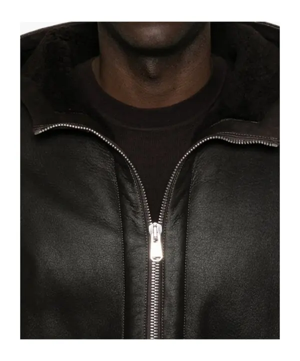 DONDUP Long-sleeve Leather Jacket