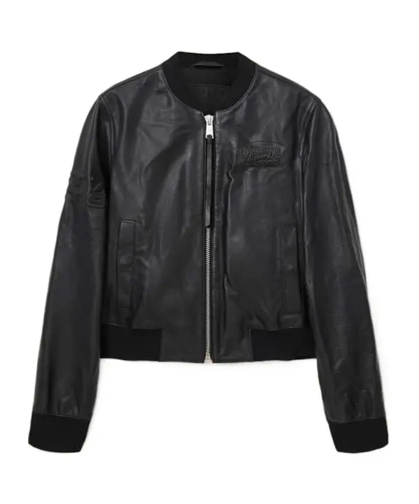 ALLSAINTS Williams X Orten Long-sleeved Leather Jacket - Black
