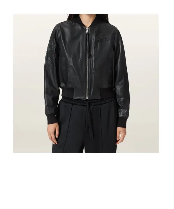 ALLSAINTS Williams X Orten Long-sleeved Leather Jacket