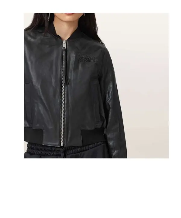 ALLSAINTS Williams X Orten Long-sleeved Leather Jacket