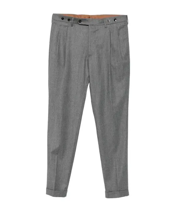 BERWICH Pleated Wool Trousers
