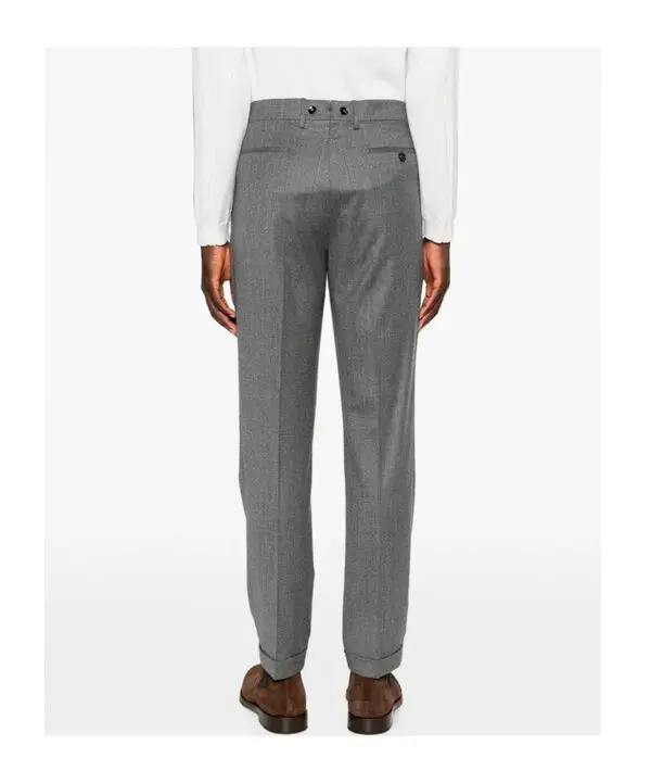 BERWICH Pleated Wool Trousers