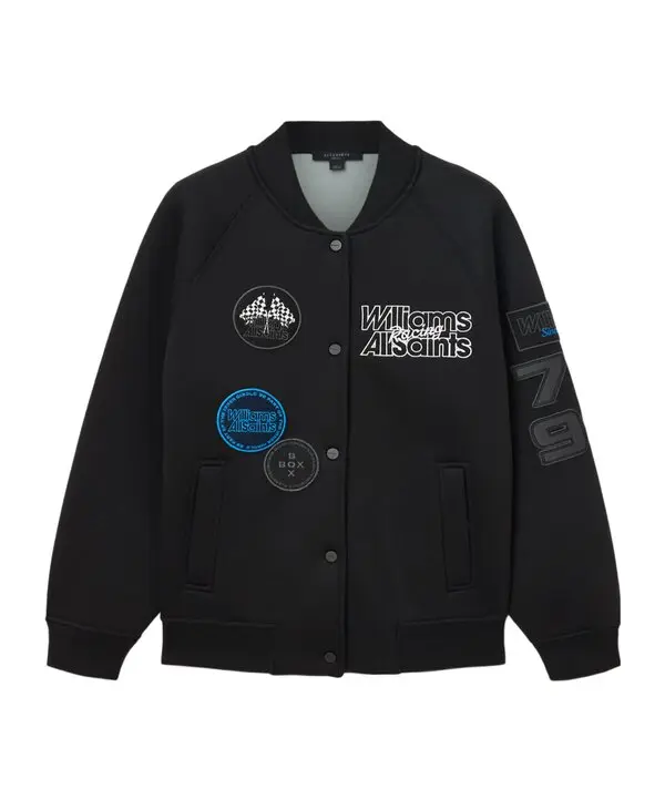 ALLSAINTS Williams X Snap-button Jacket - Black