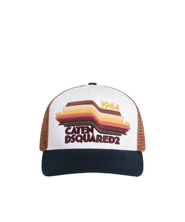 Dsquared2 Embroidered Mesh-panel Baseball Cap