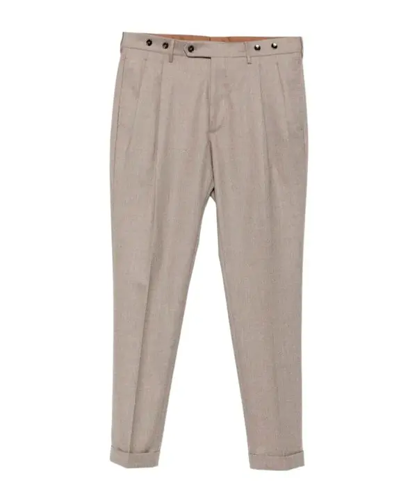 BERWICH Pleated Wool Trousers