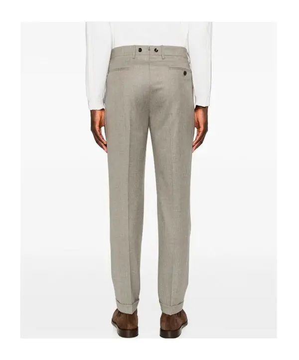 BERWICH Pleated Wool Trousers