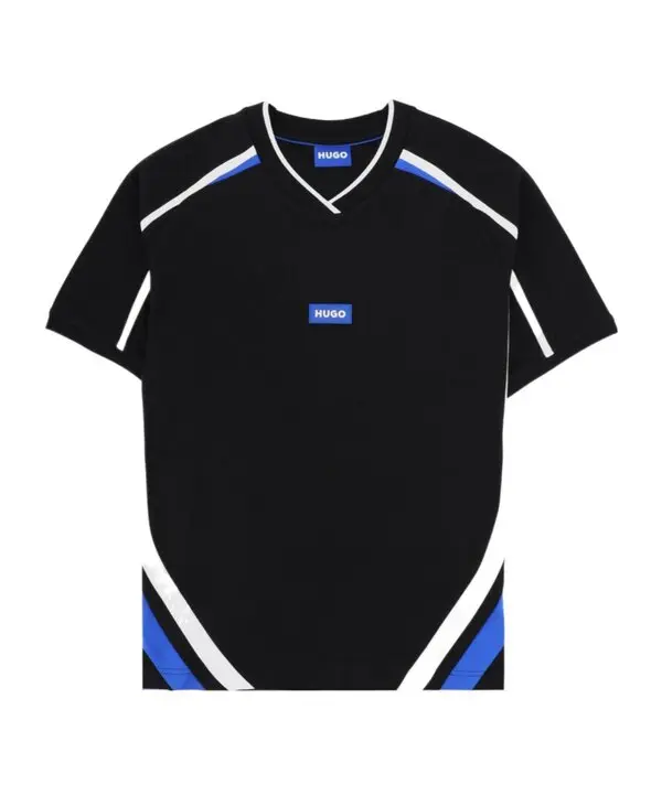 Hugo Boss Contrast Trim Crewneck T-shirt - Black