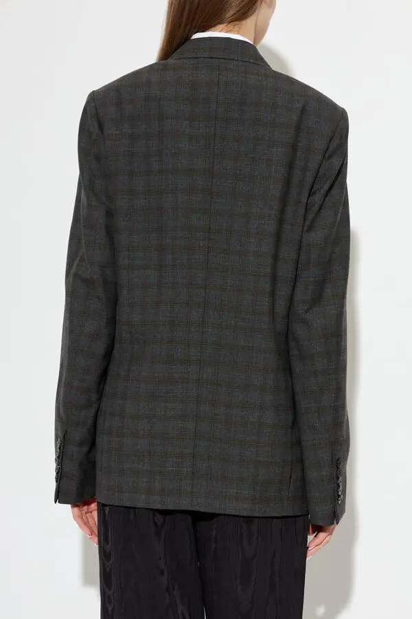 Dries Van Noten Double Breasted Wool Blazer