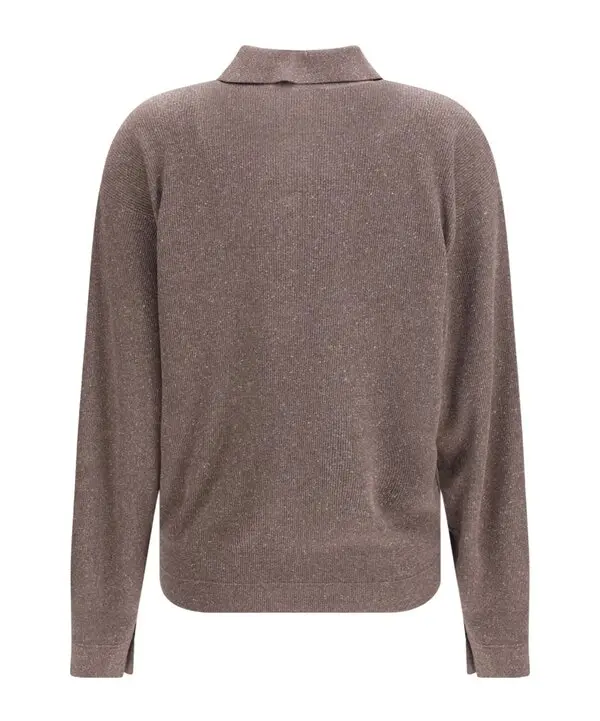 Calvin Klein Ribbed Polo Knitted Sweater