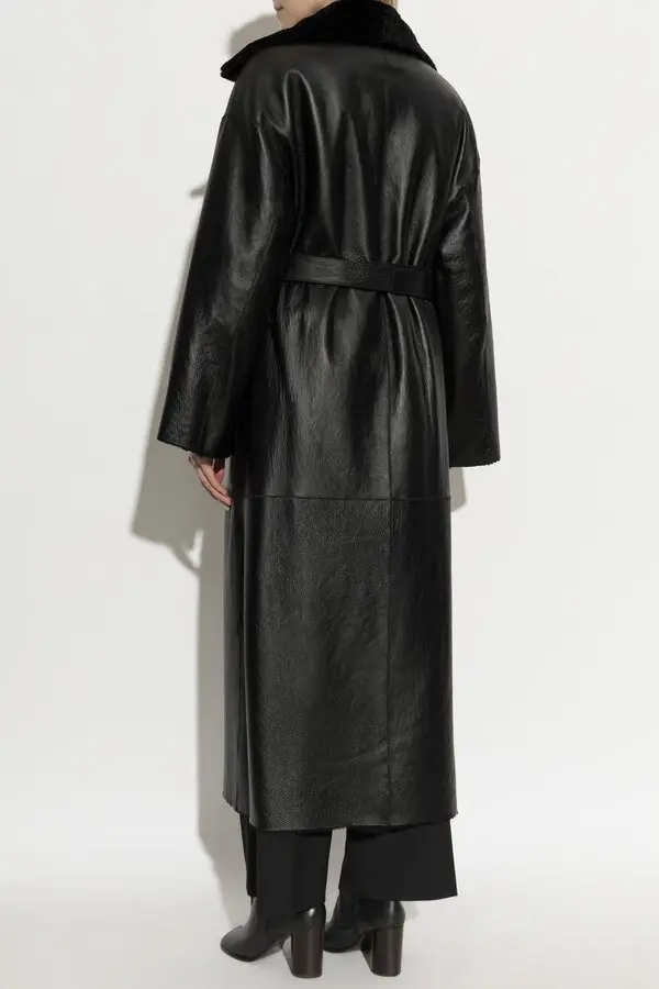 ARMA Belted Shearling Coat