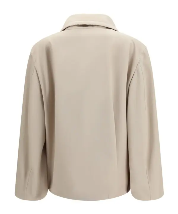 LARDINI High Neck Zip Jacket