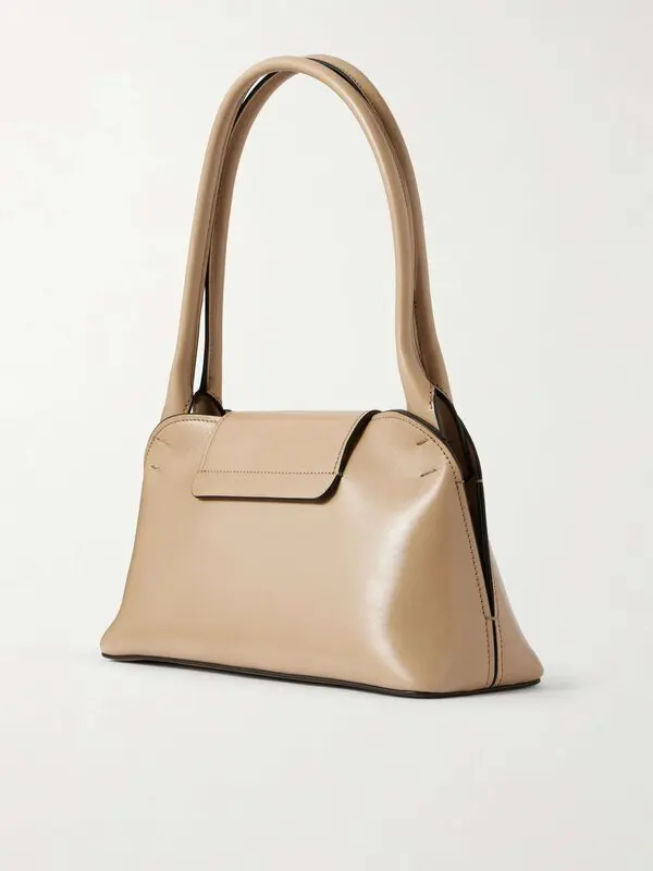 Versace Medusa Embellished Leather Shoulder Bag