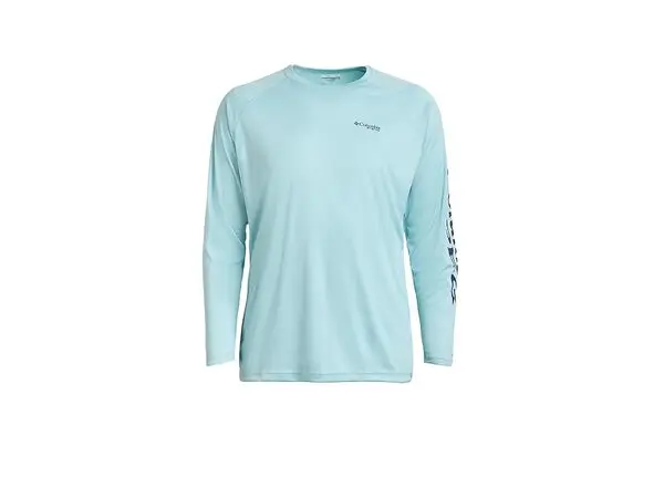 Columbia Pfg Terminal Tackle Long Sleeve Shirt - Blue