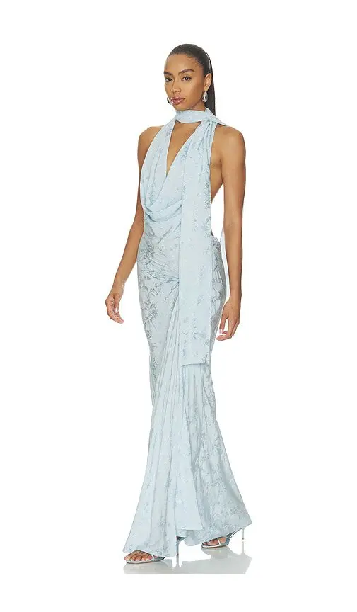 Anna October Kelly Halter Maxi Dress