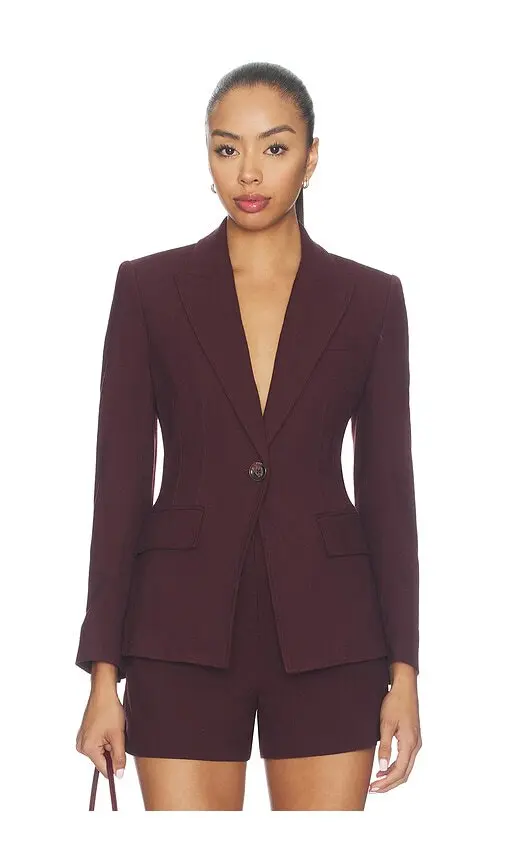 Veronica Beard Isaac Dickey Jacket In Peach