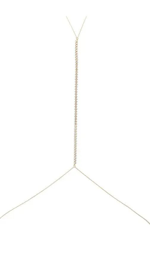 Ettika Dainty Crystal Body Chain
