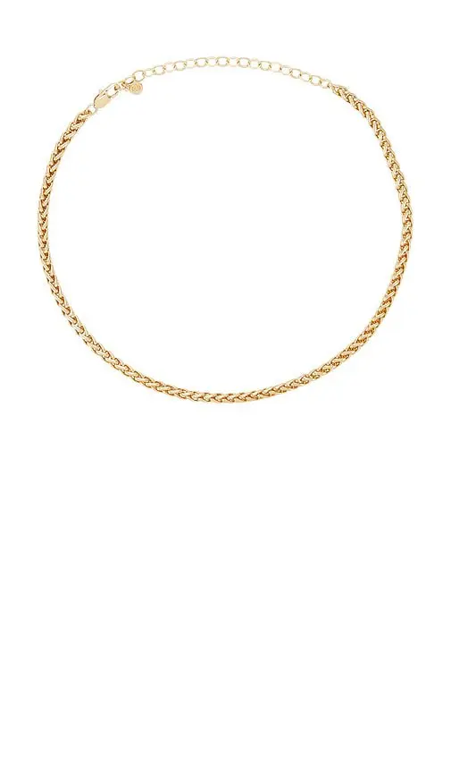 Ettika Golden Weave Necklace - Gold