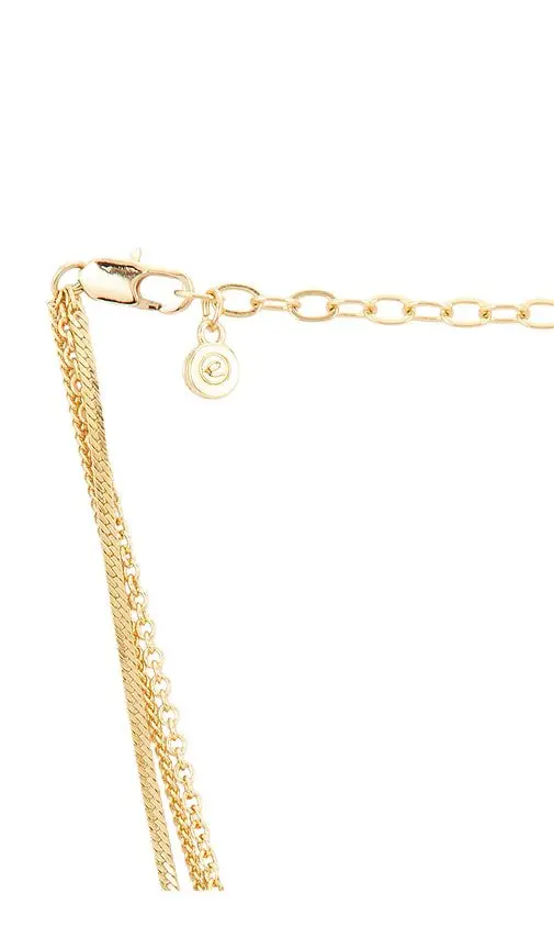 Ettika Classic Multi Stone Pendant In Metallic