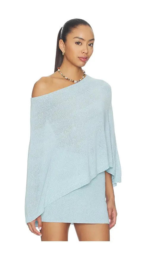 SNDYS. Misty Knit Poncho