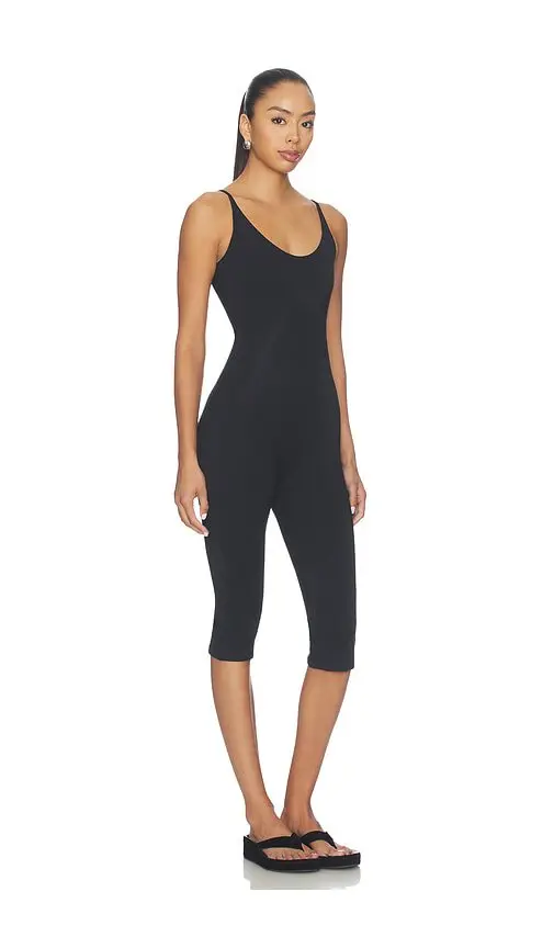 SKIMS Smooth Layers Skimpy Strap Catsuit In Black