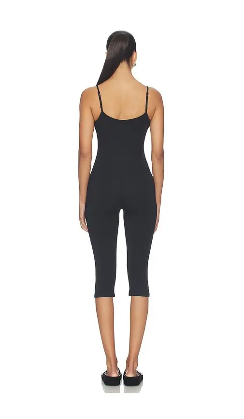 SKIMS Smooth Layers Skimpy Strap Catsuit In Black