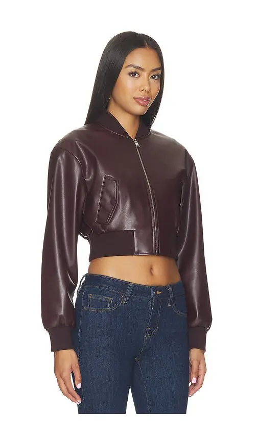LAMARQUE Evelin Jacket In Burgundy