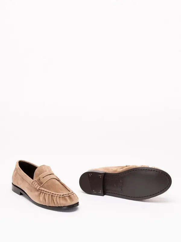 Saint Laurent Le Loafer Suede Loafers - Multicolor