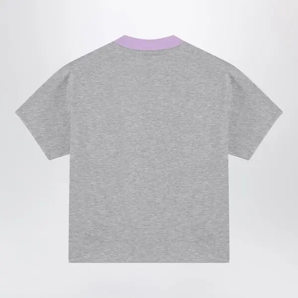 Versace Reversible Cotton Jersey T-shirt - Gray