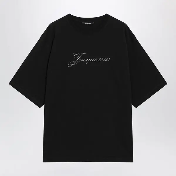 Jacquemus Cotton-blend Logo T-shirt - Black