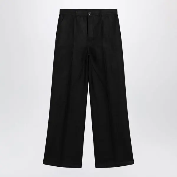 Rick Owens Ramie And Cotton Tower Trousers