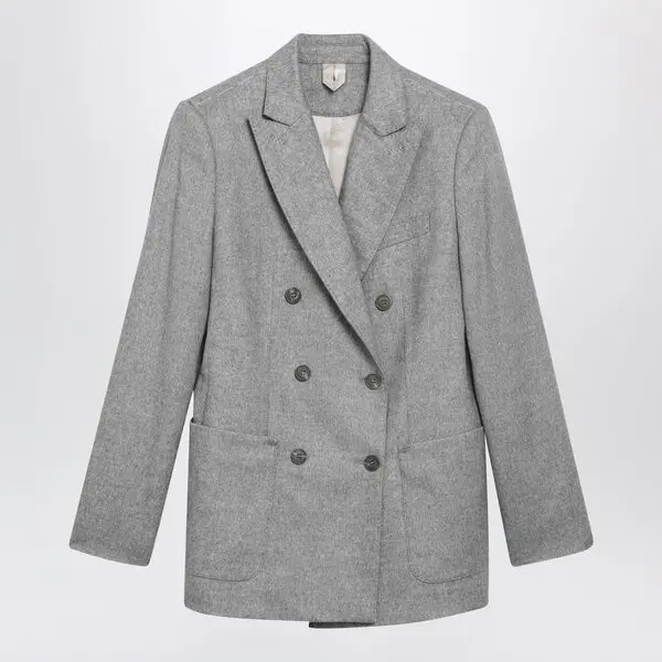 Max Mara Double-breasted Silk And Cashmere Blend Blazer