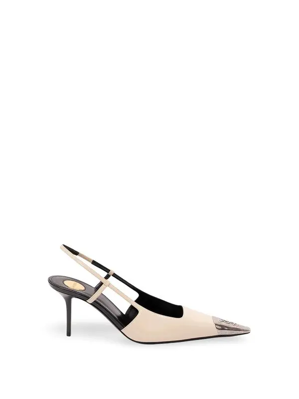 Saint Laurent Jeanne Slingback Pumps - Multicolor