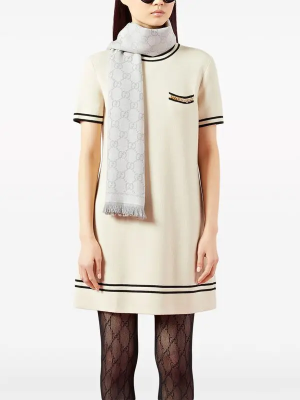 Gucci Gg Wool Scarf - Multicolor