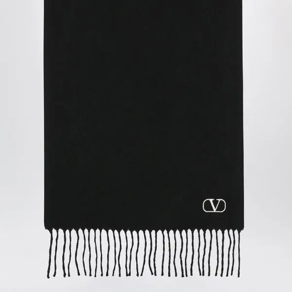 Valentino Garavani Scarf With Vlogo Embroidery