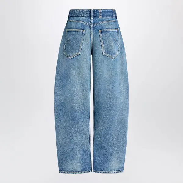Alaïa Rodeo Trousers In Vintage Denim