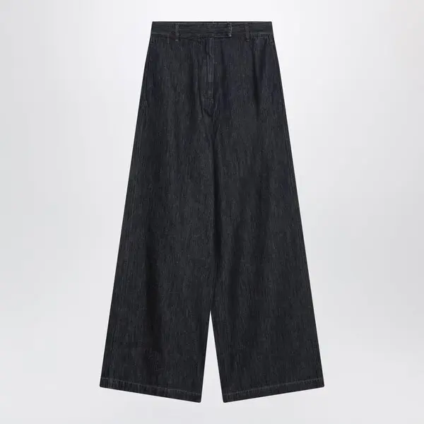 Dries Van Noten Dark Indigo Wide-leg Jeans - Blue