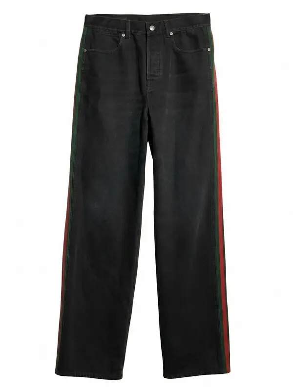 Gucci Denim Baggy Pants - Multicolor
