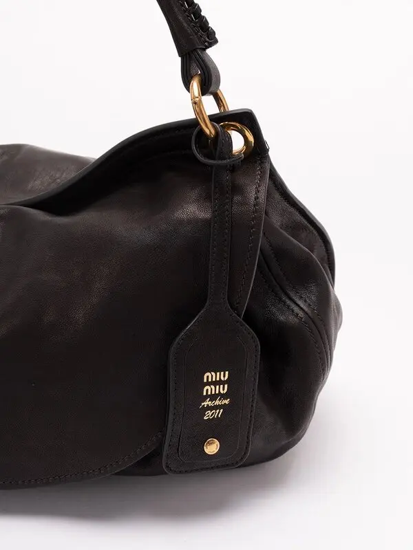 Miu Miu Lambskin Leather Shoulder Bag