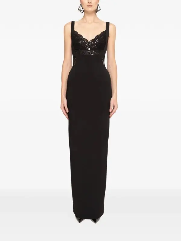 NISSA Evening Dress With Lace And Sequin Embellishments