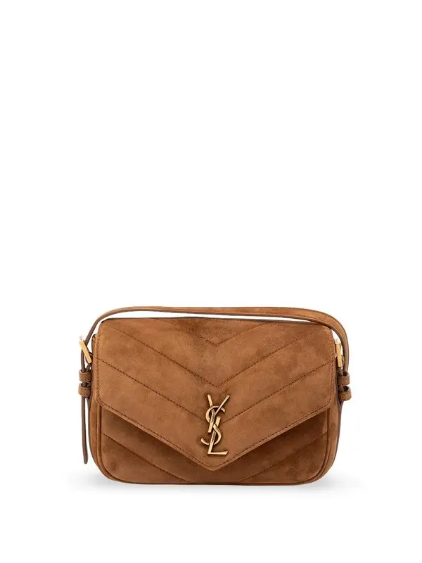 Saint Laurent Loulou Large Suede Bag - Multicolor