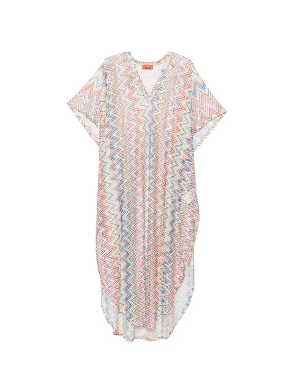 Missoni Long Cover-up With Geometric Print - Multicolor