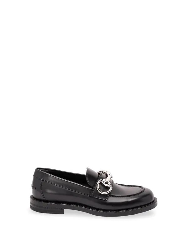 Gucci Calf Leather Loafers With Horsebit Detail - Multicolor