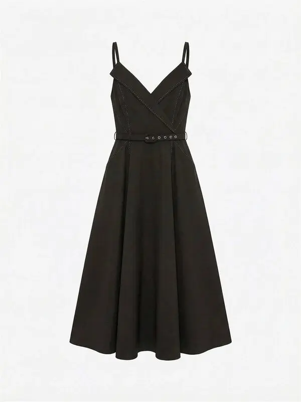 NISSA Linen Day Dress - Multicolor