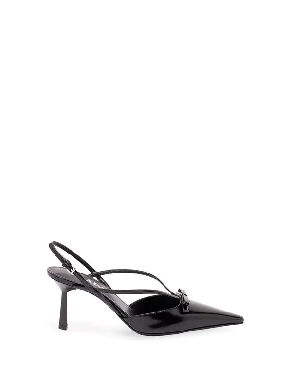 Prada Brushed Leather Slingback Pumps - Multicolor