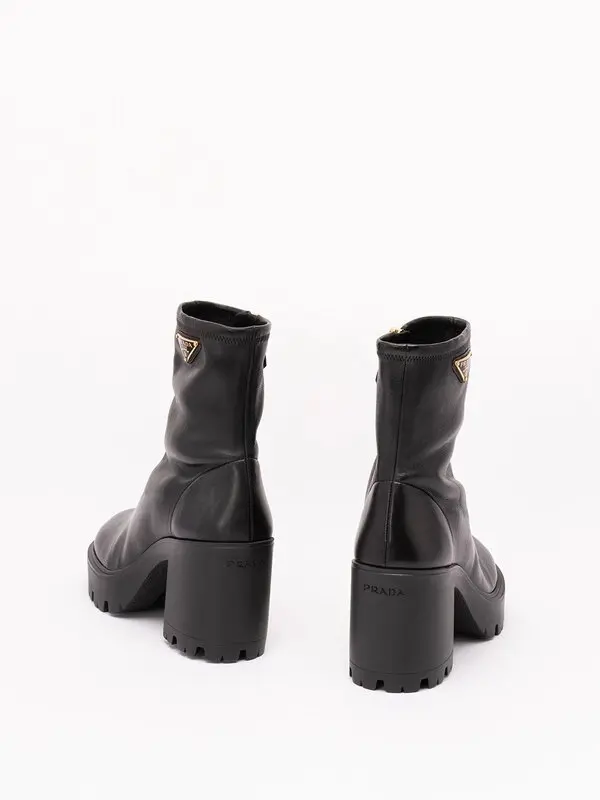 Prada Leather Booties