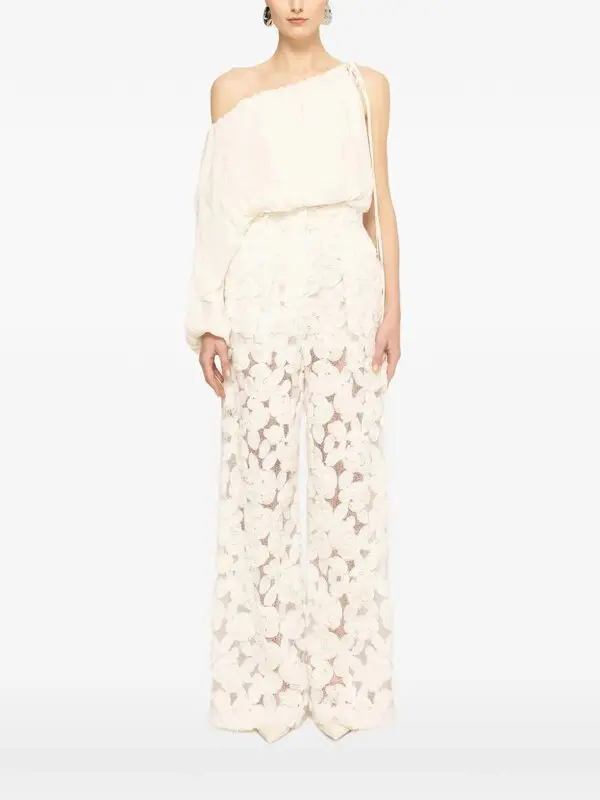 NISSA Off-the-shoulder Top With Tie Detail - Multicolor
