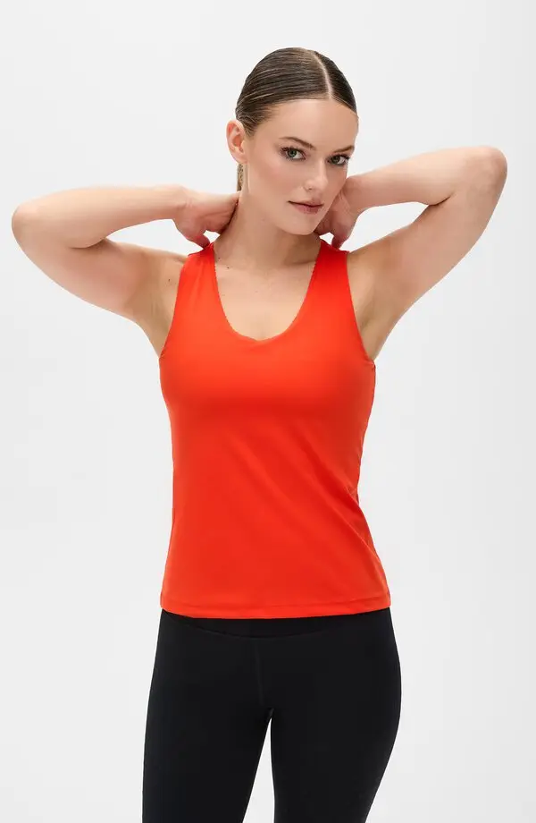 ELASTIQUE ATHLETICS Adorn Tank Black - Poppy